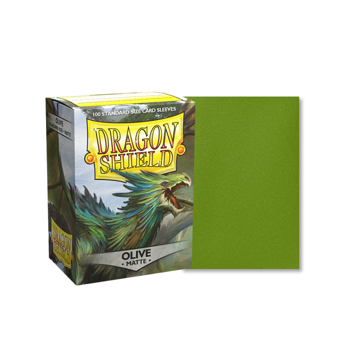 Dragon Shield Matte Olive Sleeves- Kraken