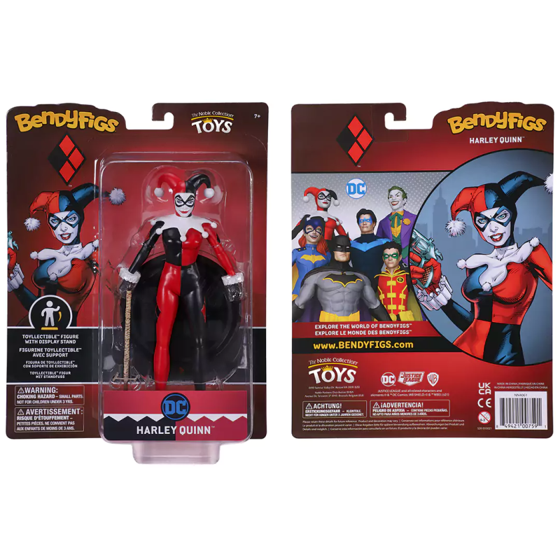 Harley Quinn Jester Outfit - Bendyfigs - DC Comics- Kraken
