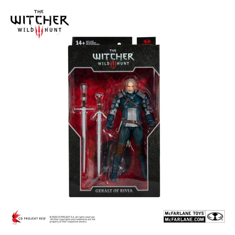 The Witcher Action Figure Geralt of Rivia (Viper Armor: Teal Dye) 18 cm ...