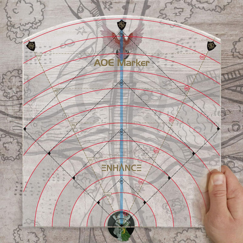 RPG Area of Effect 60ft Damage Template - Kraken