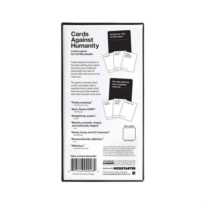 Cards Against Humanity - International Edition - Updated Edition v2.4 ...