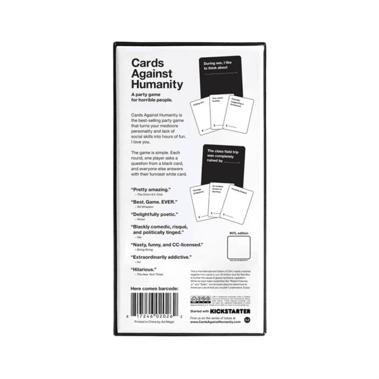 Cards Against Humanity - International Edition - Updated Edition v2.4 ...