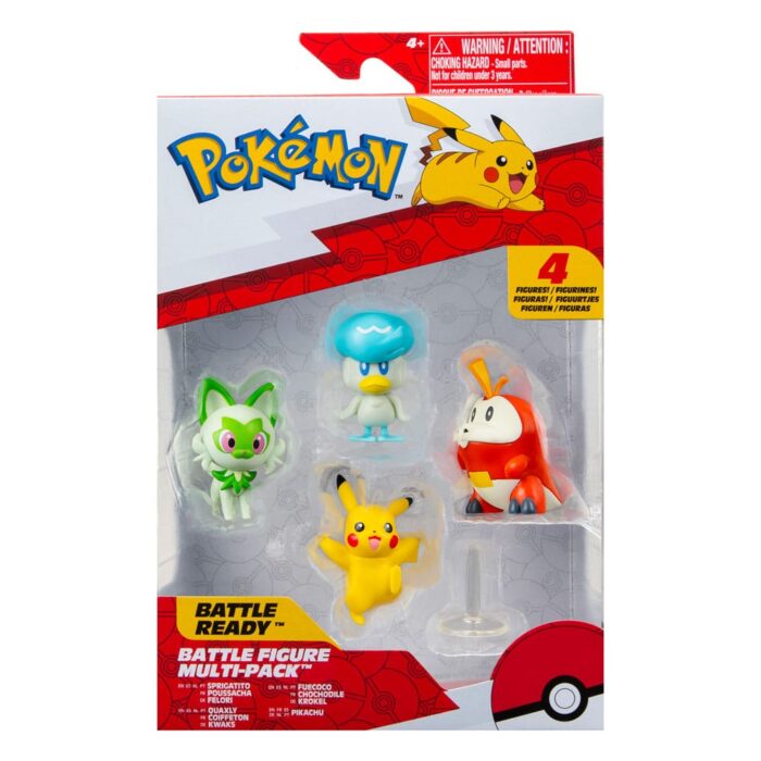 Pokémon Gen IX Battle Figure Set Figure 4-Pack - Kraken
