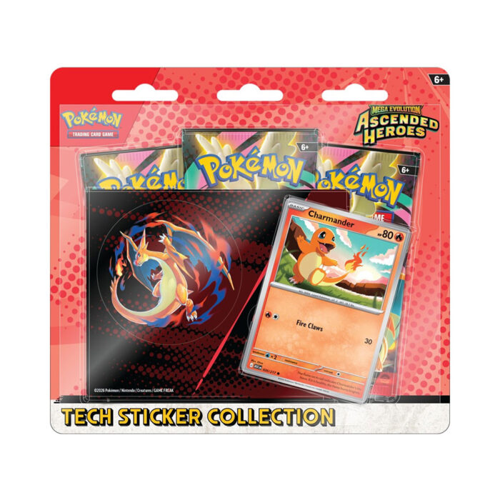 Pokemon TCG: Mega Evolution - Ascended Heroes Tech Sticker Collection ...