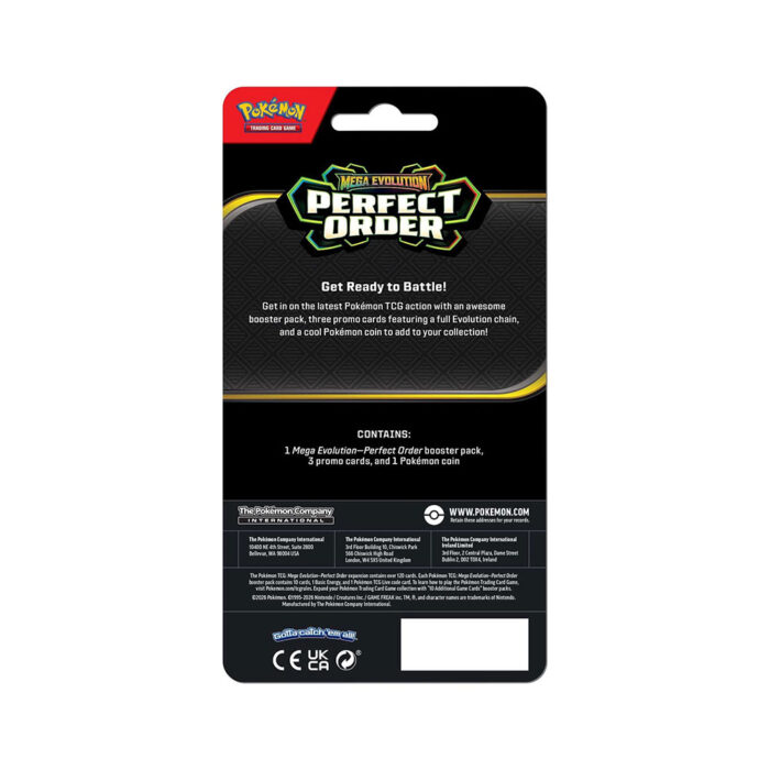 Pokemon TCG: ME - Perfect Order - Booster Pack & Meganium Promo Cards ...